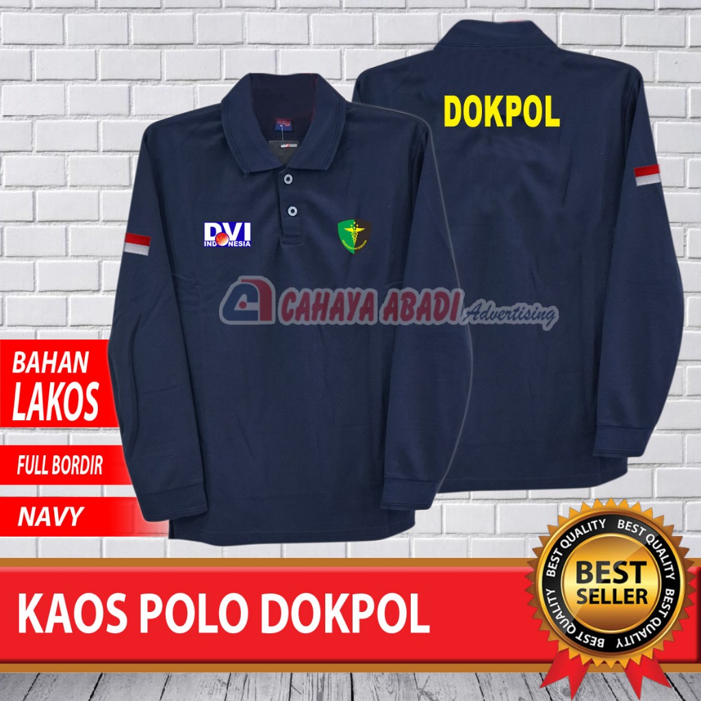 Jual Kaos Polo DOKPOL Kaos Kerah DOKPOL Dokter Polisi | Shopee Indonesia