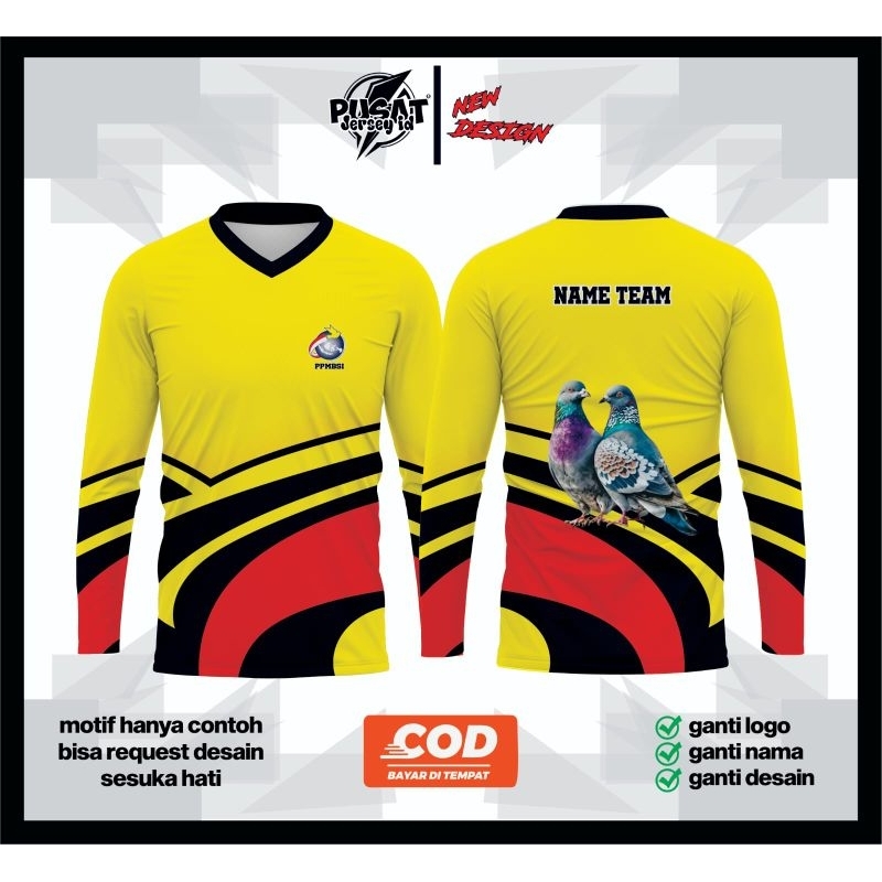 Jual JERSEY MERPATI GRATIS DESAIN DAN BISA SATUAN | Shopee Indonesia