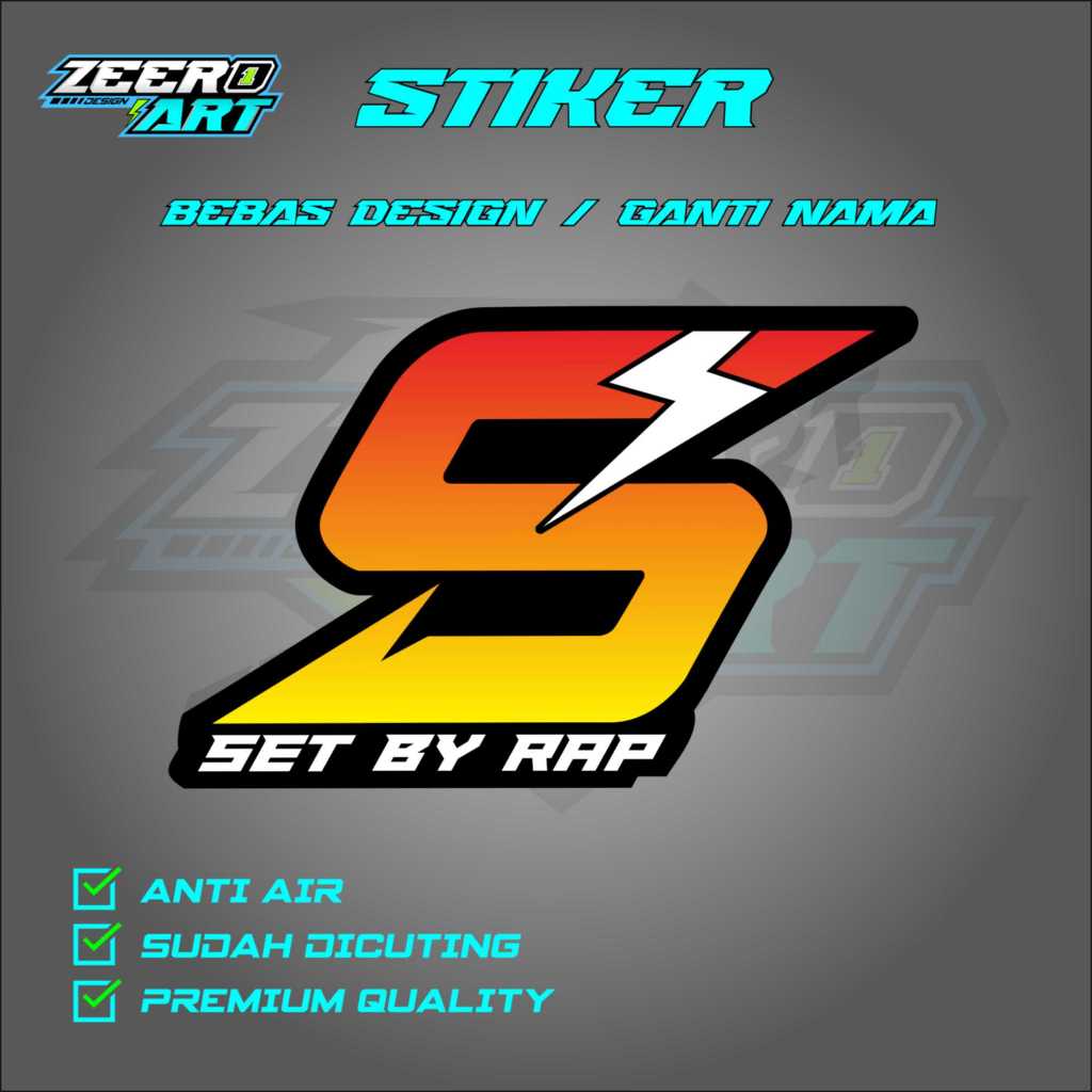 Jual Stiker Racing Viral Set By Rap versi 2 /setiker / sticker / stiker ...