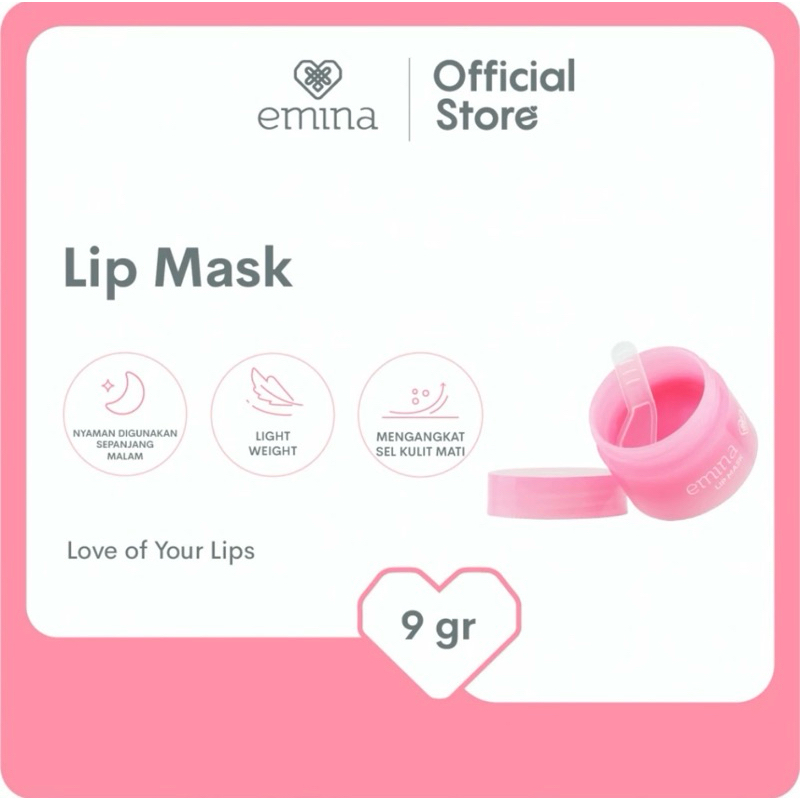 Jual EMINA LIP MASK 9G | Shopee Indonesia