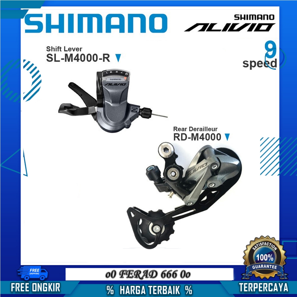 Jual Mini Groupset 7/8/9 Speed Model Shimano Tourney/Altus/Acera/Alivio ...