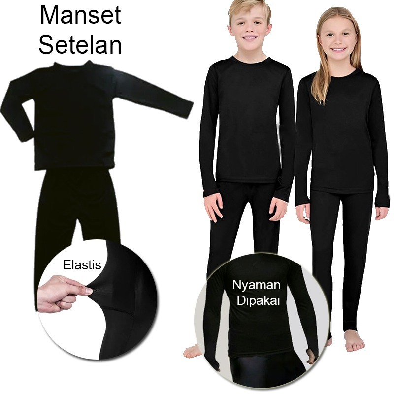 Jual SETELAN MANSET ANAK LENGAN PANJANG / Set Olahraga Manset Panjang ...