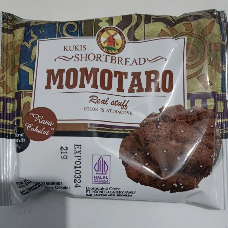 Jual ROTI MOMOTARO COOKIES ORIGINAL COKLAT BEST - ROTI AOKA | Shopee ...