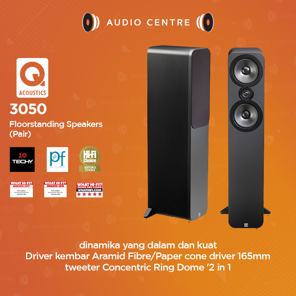 Jual Q Acoustics 3050 Floorstanding Speaker (premium finish colour ...