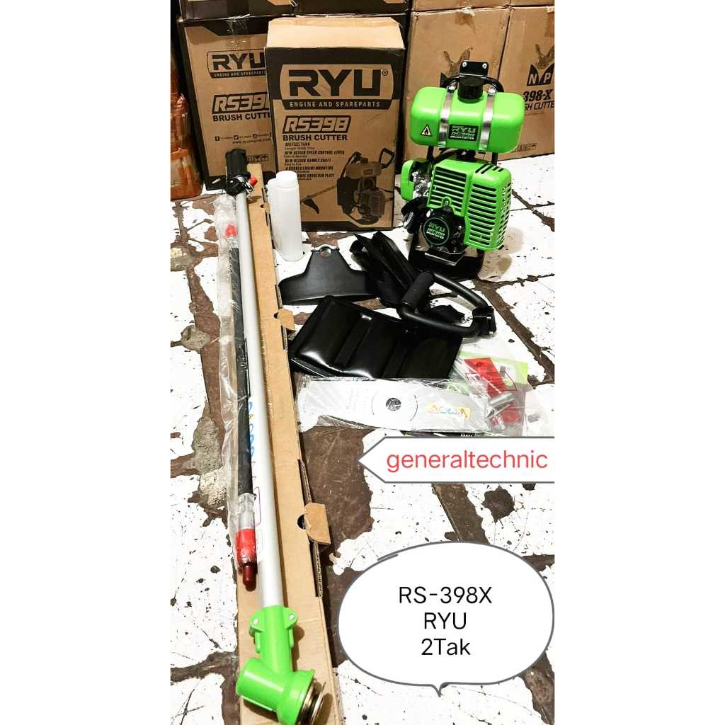 Jual Mesin Potong Rumput RYU RS-398X RYU Brush Cutter RYU 398X RYU 2Tak ...