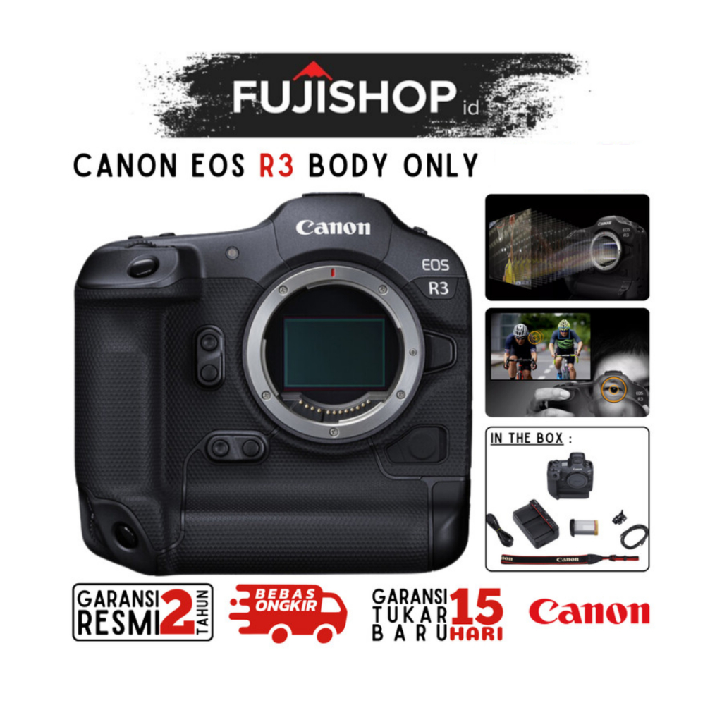 Jual Canon EOS R3 Full Frame Mirrorless Camera / Canon EOS R 3 Garansi ...