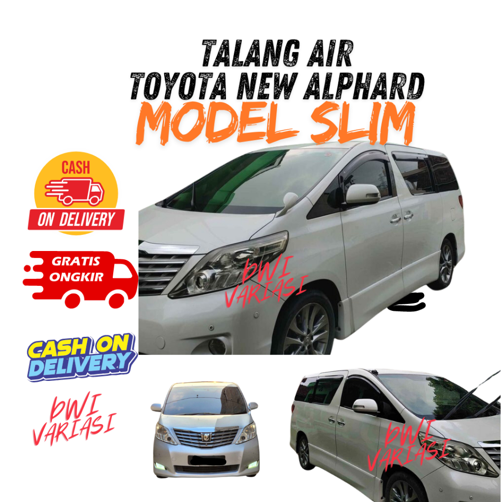 Jual Talang Air Mobil TOYOTA NEW ALPHARD GEN 2 SLIM Tahun 2009-2014 | Shopee Indonesia