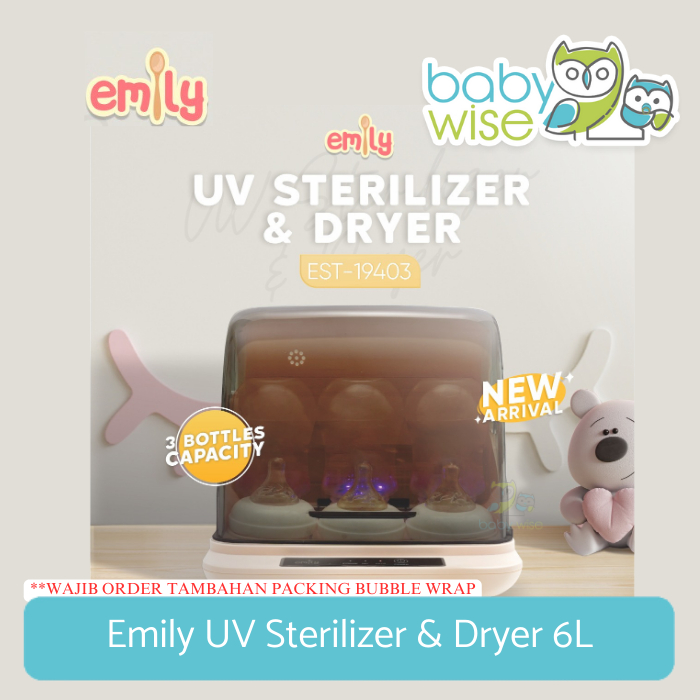 Jual Emily UV Sterilizer & Dryer - Sterillizer Botol Bayi / Pengering Alat Bayi | Shopee Indonesia