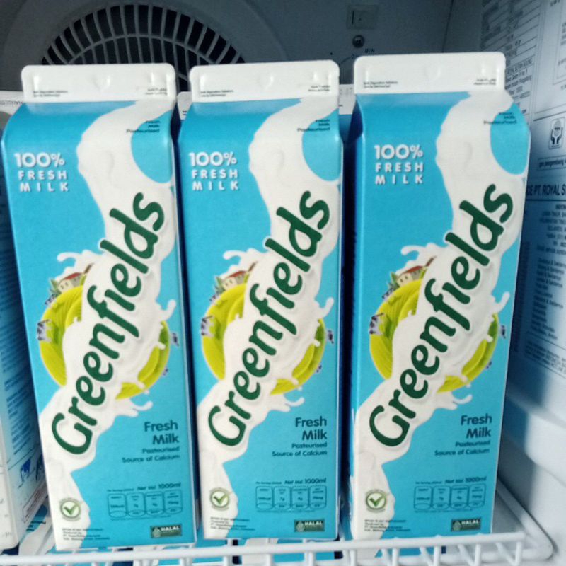 Jual SUSU GREENFIELDS FRESHMILK 1L | Shopee Indonesia