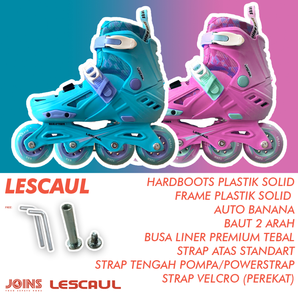 Jual Sepatu Roda Anak Inline Skate Anak Lescaul Pink Bukan Cougar atau ...