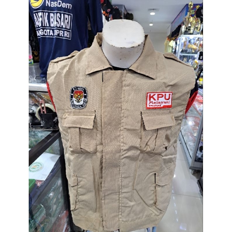 Jual rompi vest kpu rompi costum kpu | Shopee Indonesia