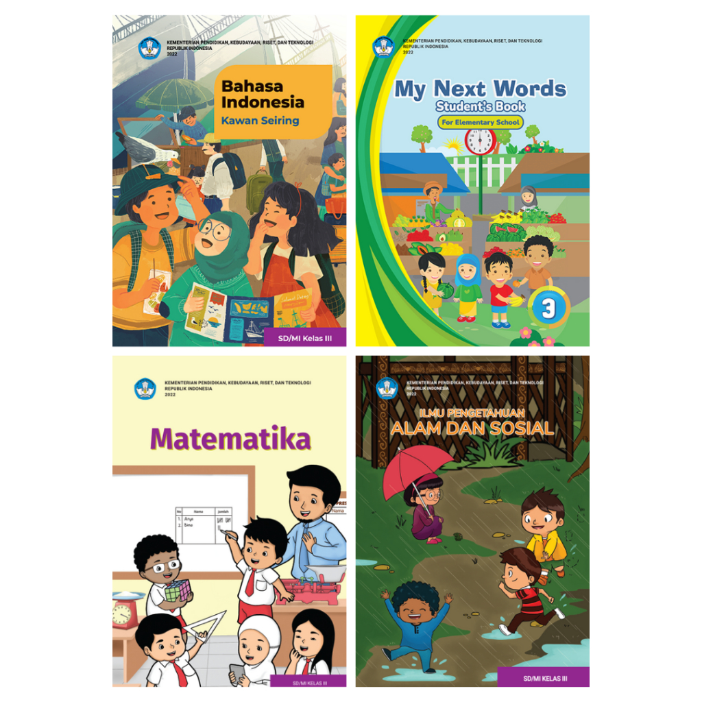 Jual (PER PAKET / BUNDLING) BUKU KURIKULUM MERDEKA SD KELAS 3 ...