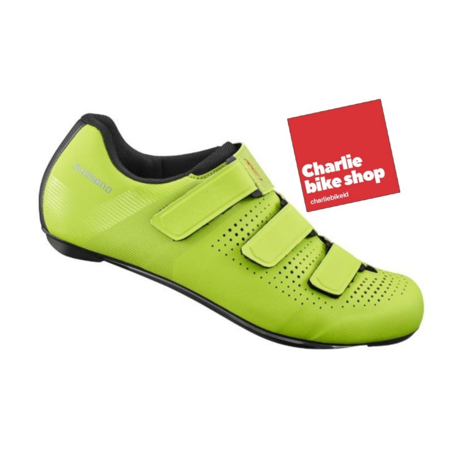 Jual Sepatu Road Bike Shimano RC1 SH-RC100 ROAD CYCLING SHOE YELLOW ...