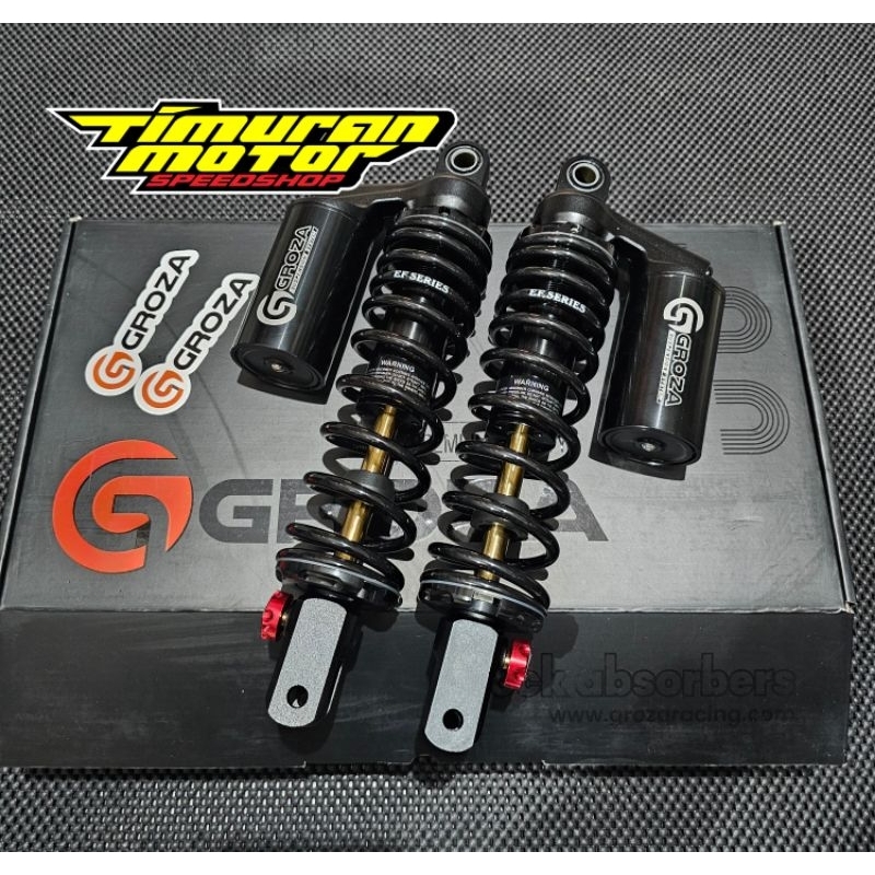 Jual SHOCK GROZA EF SERIES NMAX NEW - AEROX HITAM AS GOLD 305 MM ...