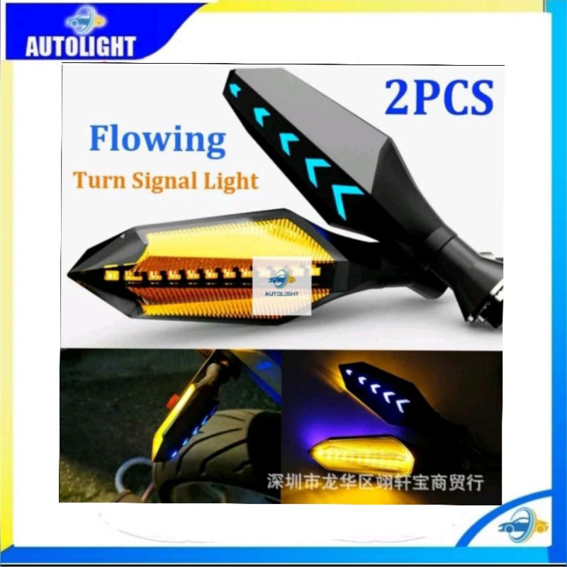 Jual Sen Runing Motor LED Panah 2 Sisi Sen Runing Vixion Cbr Klx Xabre Tiger Scorpio | Shopee ...