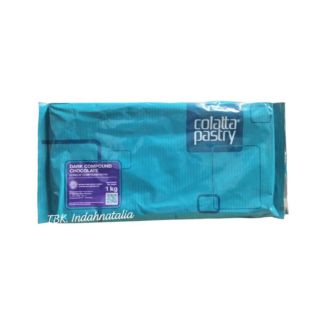 Jual Colatta Pastry Dark Chocolate Compound 1kg / Coklat Batang 1kg ...