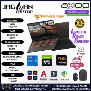 Jual Laptop Gaming Axioo Pongo 750 Intel i7 13620H 16GB 1TB RTX4050-6GB ...