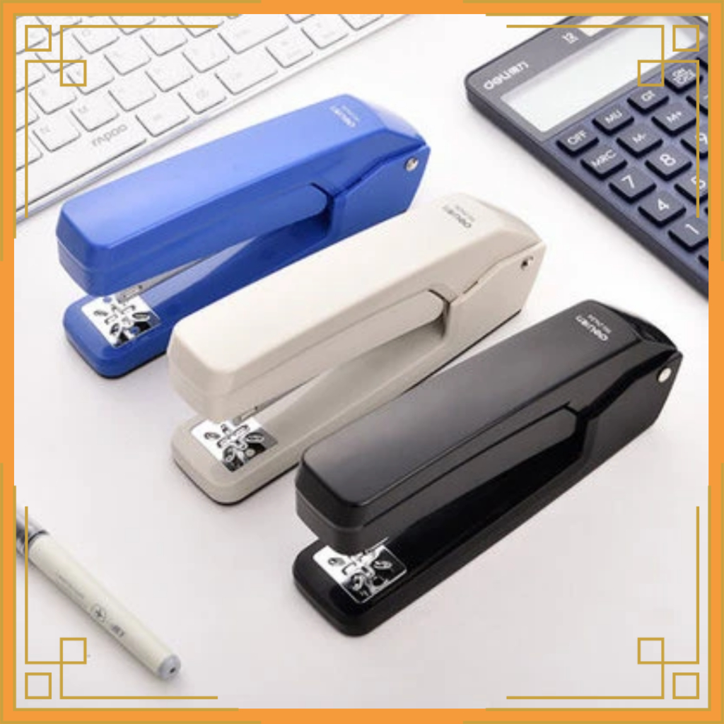 Jual DELI Stapler 360 derajat No.3 24/6 E0434 | Shopee Indonesia