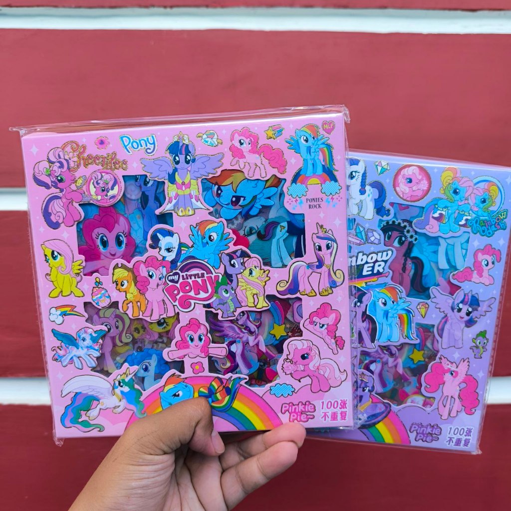 Jual Sticker Karakter LITTLE PONY / Sticker Waterproof KUDA PONY Isi ...