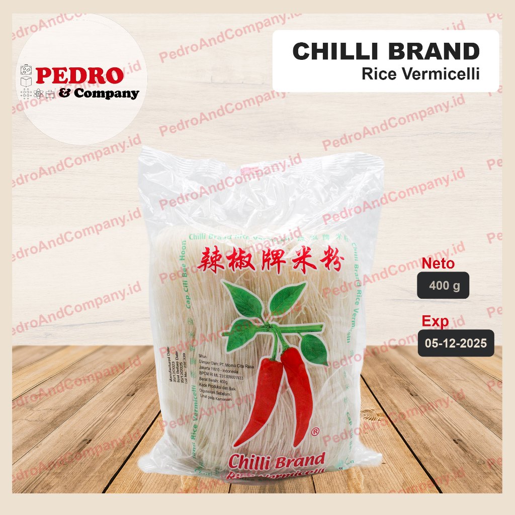 Jual Chilli brand rice vermicelli 400 gram - bihun | Shopee Indonesia