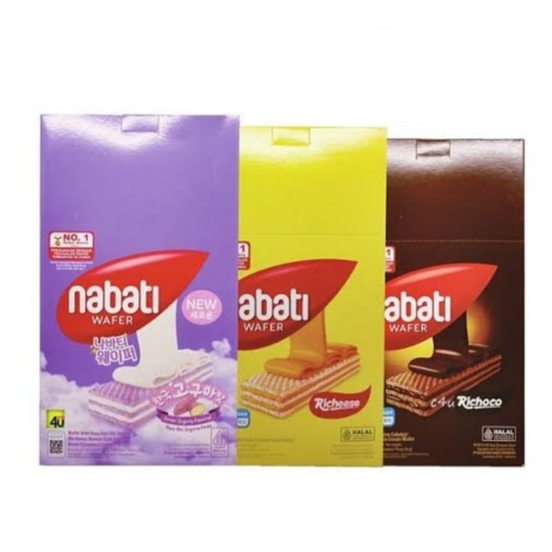 Jual Nabati Wafer Box isi 20+2 pcs X 6gr | Shopee Indonesia