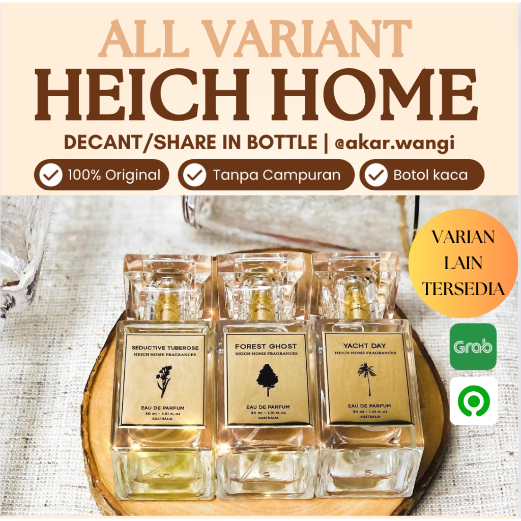Jual (decant/share) Heich Home - Brazilian Summer, Crystal Tuberose ...