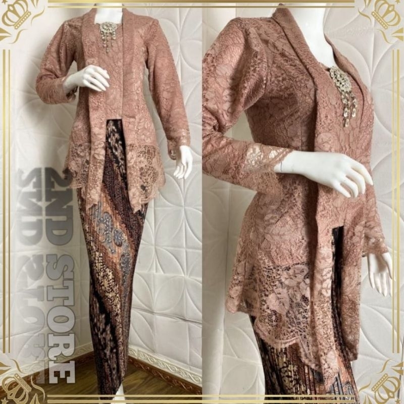 Jual Kebaya Kutu Baru Modern/Kutu Baru Brokat/Kebaya Kondangan/Kebaya Wisuda/Kebaya Modern ...