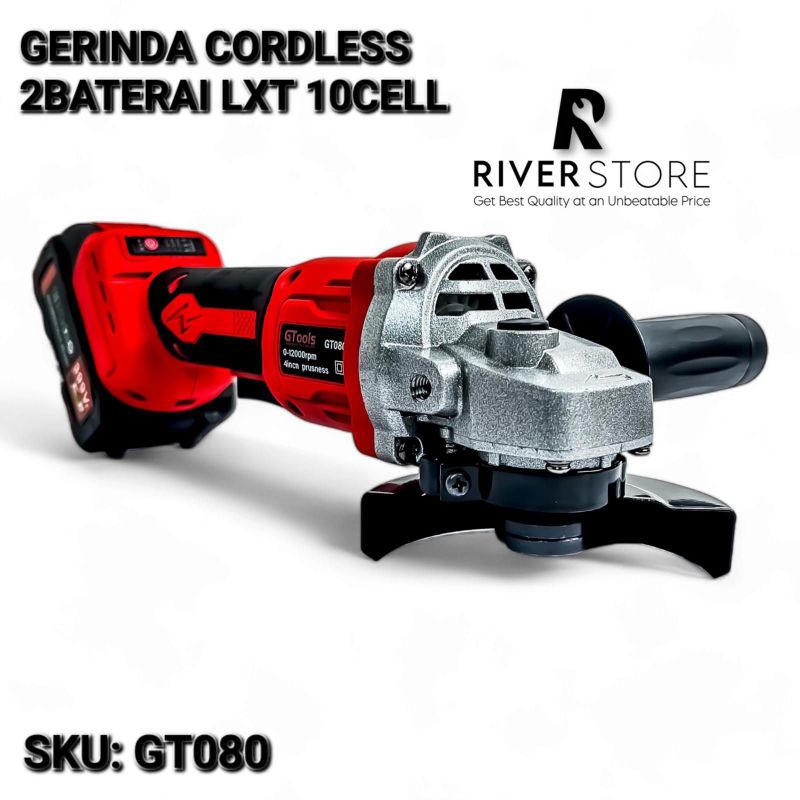 Jual Mesin Gerinda Baterai GTools Type GT080 Brushless 4inch Tenaga ...