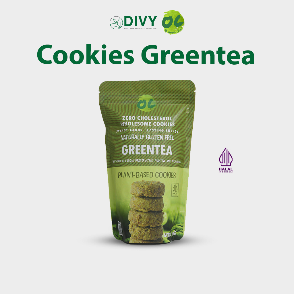 Jual Greentea Cookies plant based cookies Organic Center | kukis teh ...