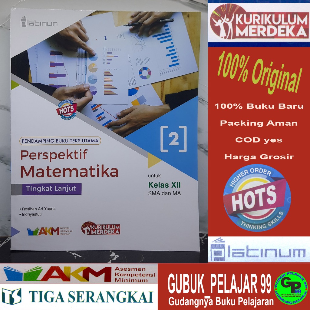 Jual Perspektif Matematika 2 Tingkat Lanjut Kelas 12/XII SMA/MA Kurikulum Merdeka Platinum PT ...