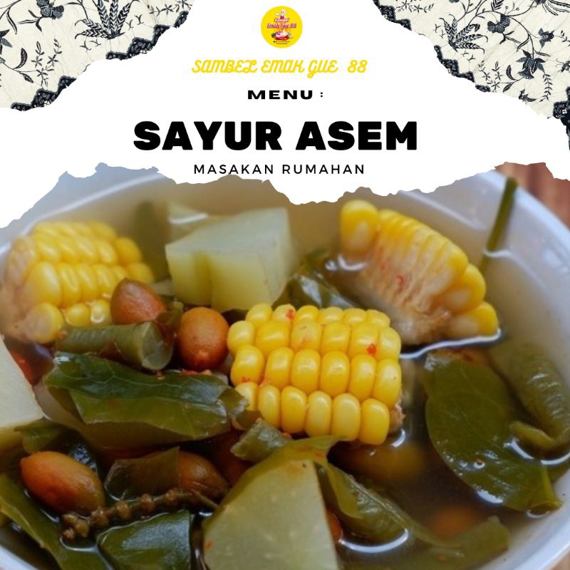Jual SAYUR ASEM BETAWI /PORSI 500ML ( SEGER BANGET ,WAJIB COBA ...