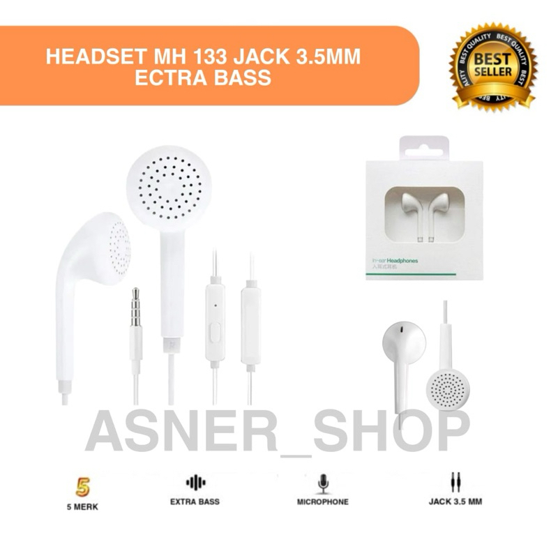 Jual Headset MH133 R9 Hf Branded Audio Music Bass | Shopee Indonesia