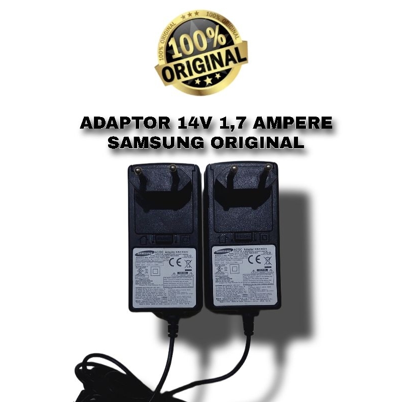 Jual ADAPTOR AC DC ORIGINAL SAMSUNG 14 VOLT 1,786 AMPER 25 WATT JACK ...