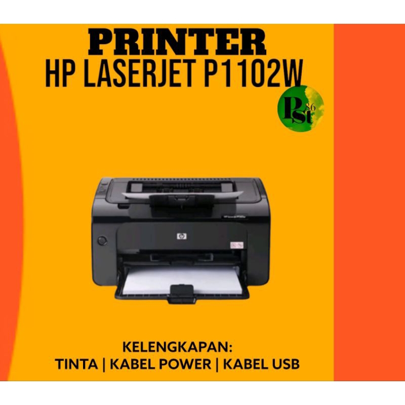 Jual Printer Hp LaserJet P1102w Printer wireless Monochrome Bergaransi ...