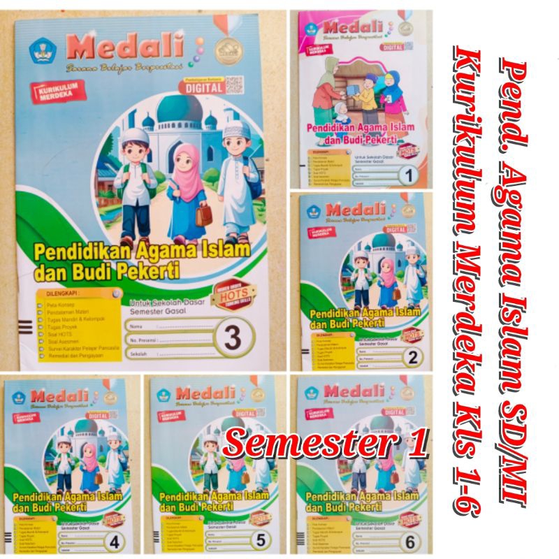 Jual LKS Pendidikan Agama Islam SD / MI Kurikulum Merdeka K21 KUMER PAI Efektif kelas 1,2,3,4,5 ...