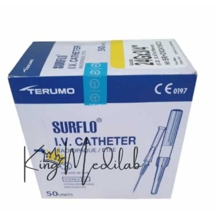 Jual IV Catheter Terumo 24G / Surflo Terumo 24 G | Shopee Indonesia