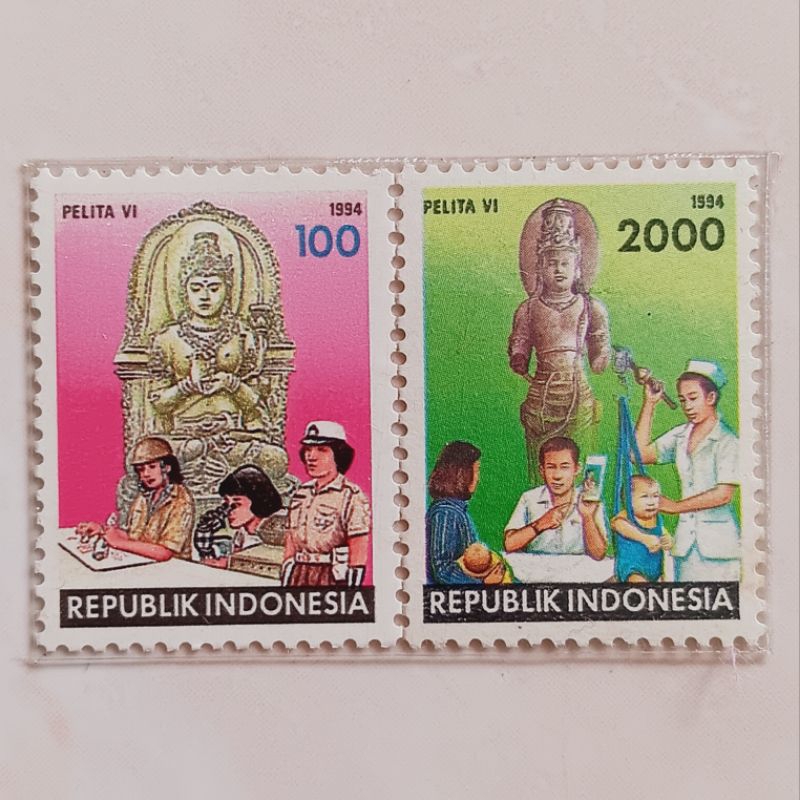 Jual (AC) Perangko Indonesia 1994 Pelita VI Set 2 pcs Mint | Shopee ...