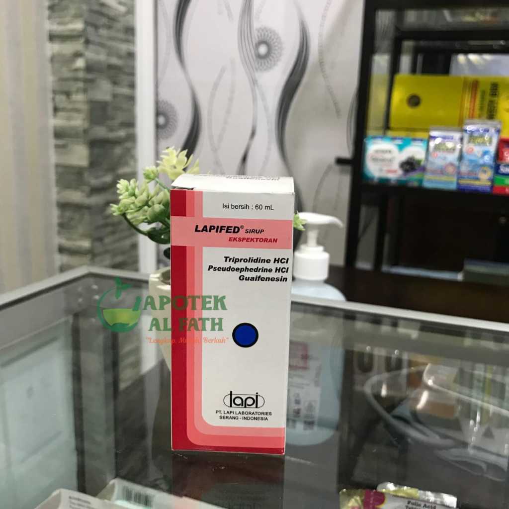 Jual LAPIFED EKSPEKTORAN 60ML SYR | Shopee Indonesia