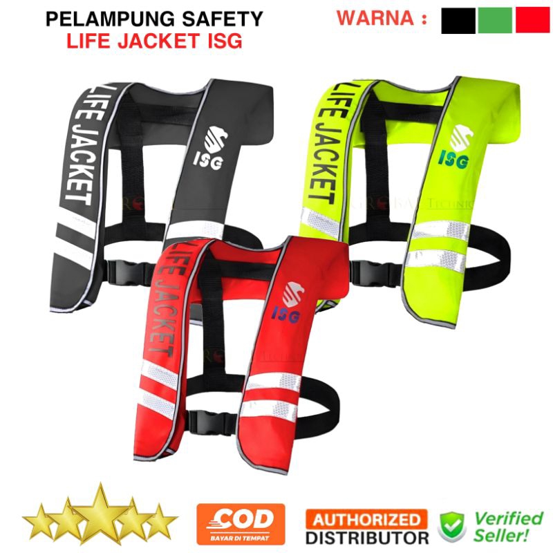 Jual PELAMPUNG LIFE JACKET OTOMATIS CO2 - MANUAL ORIGINAL 100% | Shopee ...