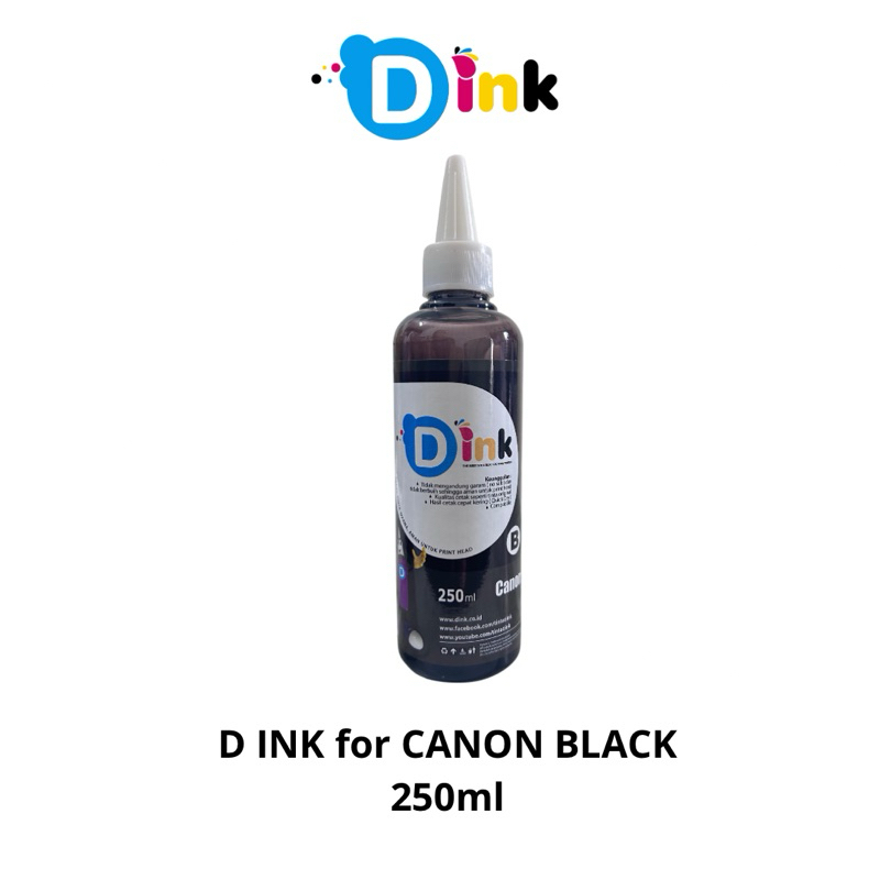 Jual D Ink Tinta Canon 250 ml - Hitam | Shopee Indonesia