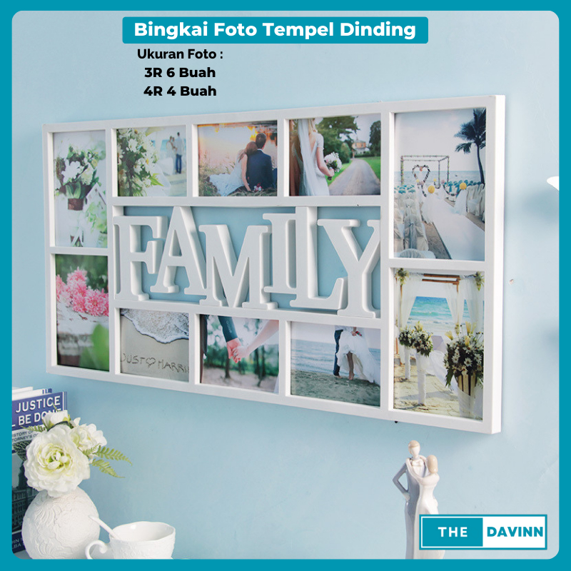 Jual Bingkai Foto Tempel Dinding Tanpa Paku Frame Pigura Photo Besar ...