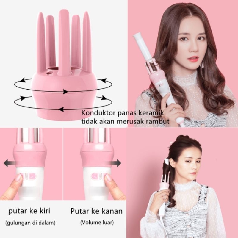 Jual catok rambut Curly otomatis, Vivido & Vogue Automatic Hair Curly Catokan Rambut Keriting ...