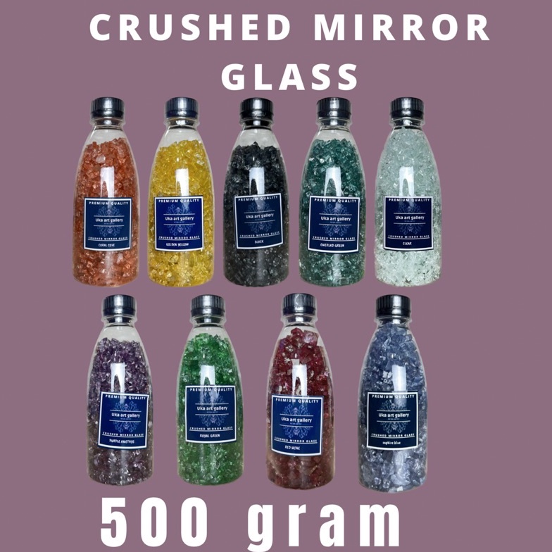 Jual KODE O99W UKA ART GALLERY serpihan kaca craft art for resin tidak ...