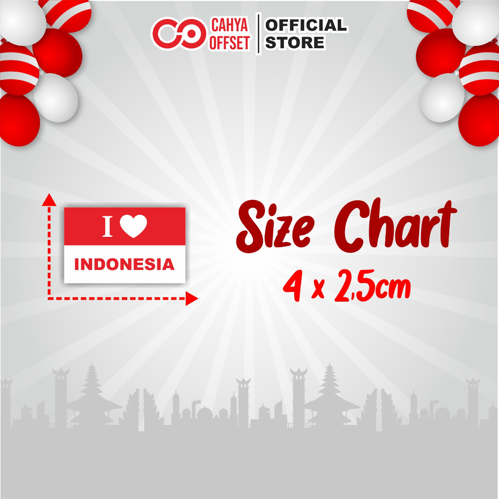 Jual 8.8 COD Stiker Pipi Bendera Merah Putih Indonesia Sticker Tempel ...