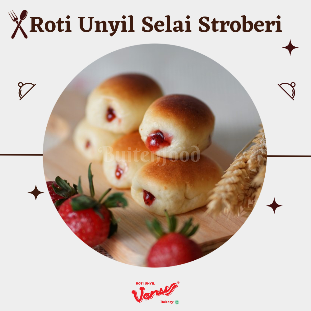 Jual Roti unyil Venus bogor rasa Selai stroberi | Shopee Indonesia