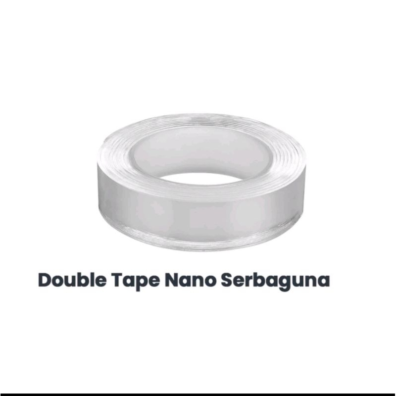 Jual ⭐manukanmall⭐ Double tape Nano Magic 1M solasi Bening 1 meter 3M ...