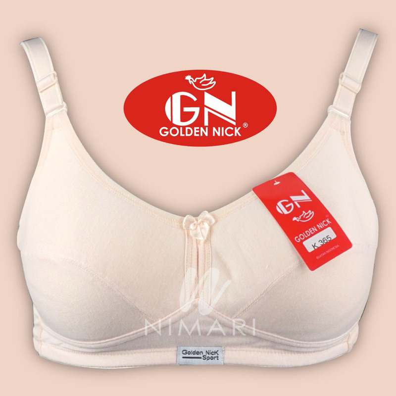 Jual Sport Bra Golden Nick K364 Tanpa Busa Tanpa Kawat Kait | Shopee Indonesia