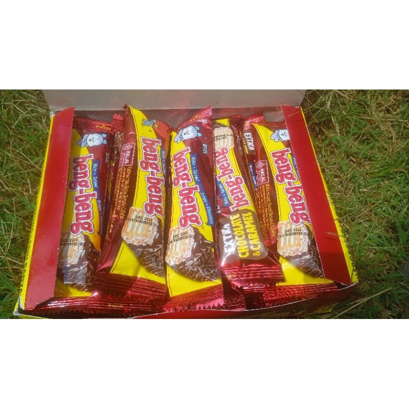 Jual beng beng extra coklat 1 box beng beng 1 dus beng beng 1 pack ...