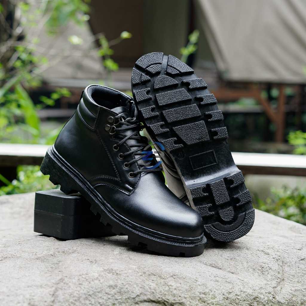 Jual SEPATU PDH PRIA Sol Radial tali rel seleting polri tni polisi ...