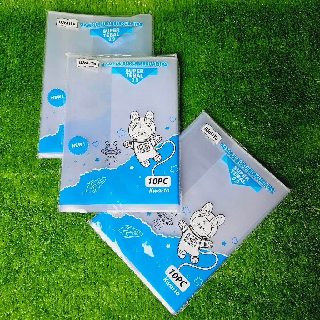 Jual WALITO - SAMPUL BUKU PLASTIK LEM TEBAL 0.9 SB-80 | Shopee Indonesia